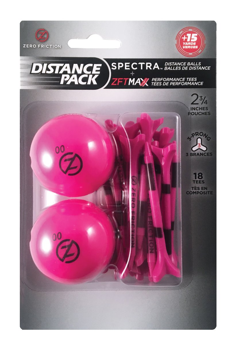 Spectra Two Ball-Tee Packs – Zero Friction